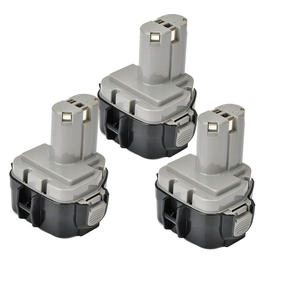 For Makita 12V Battery 4.8Ah Replacement | 1220 Ni-Mh Batteries 3 Pack ...